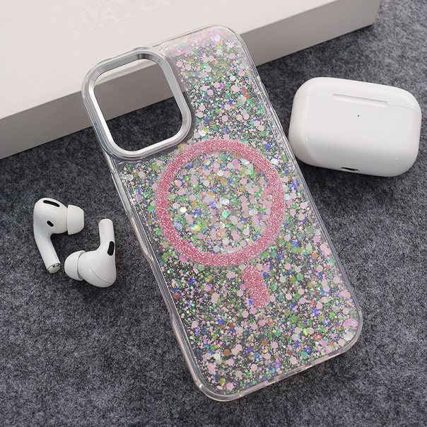 Maska za iPhone 17 Mag Case Glue roze