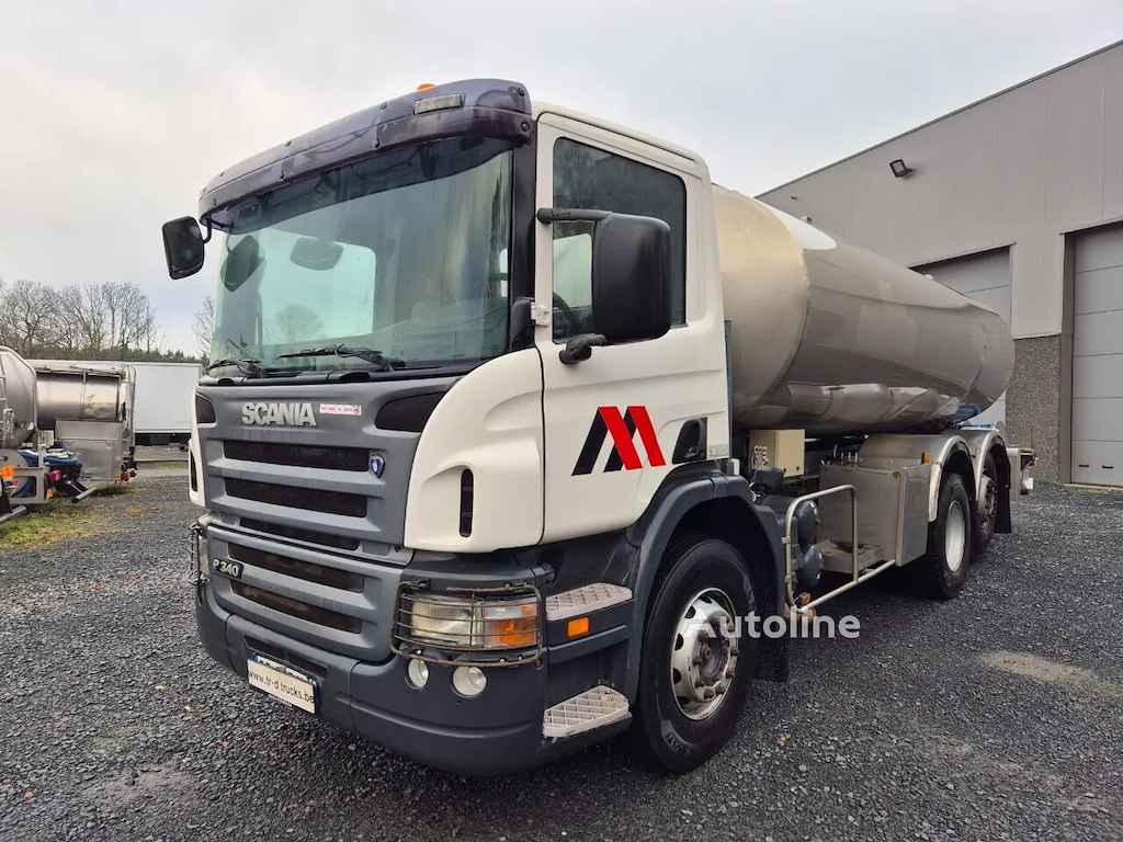 Scania P340 INSULATED INOX TANK 15000L - 1 COMP - RETARDER autocisterna za mleko
