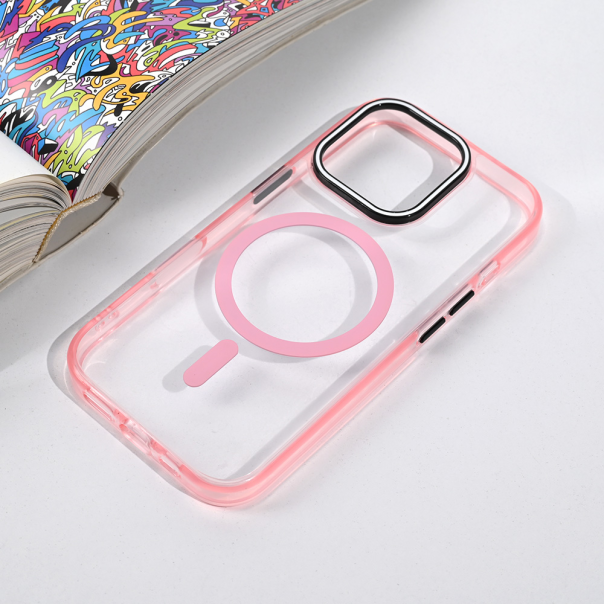 Maska za iPhone 16 Pro 63 Magsafe Color Pop roze