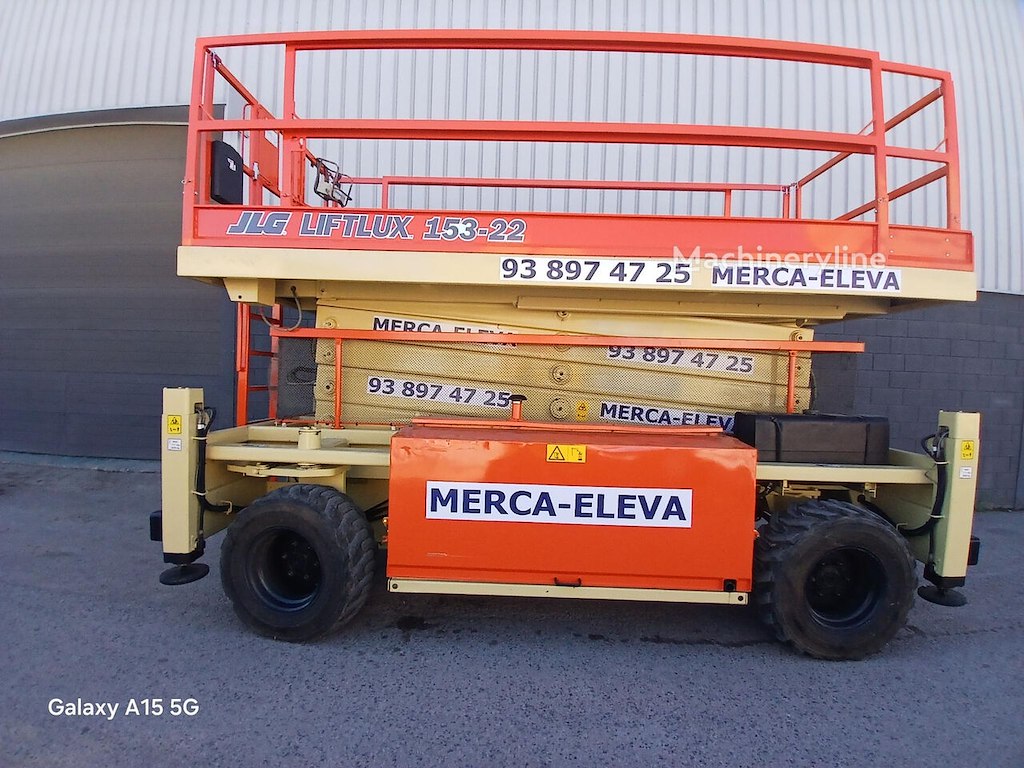 JLG 153-22 PLATAFORMA TIJERA ELECTRICA 18 MT makazasta platforma