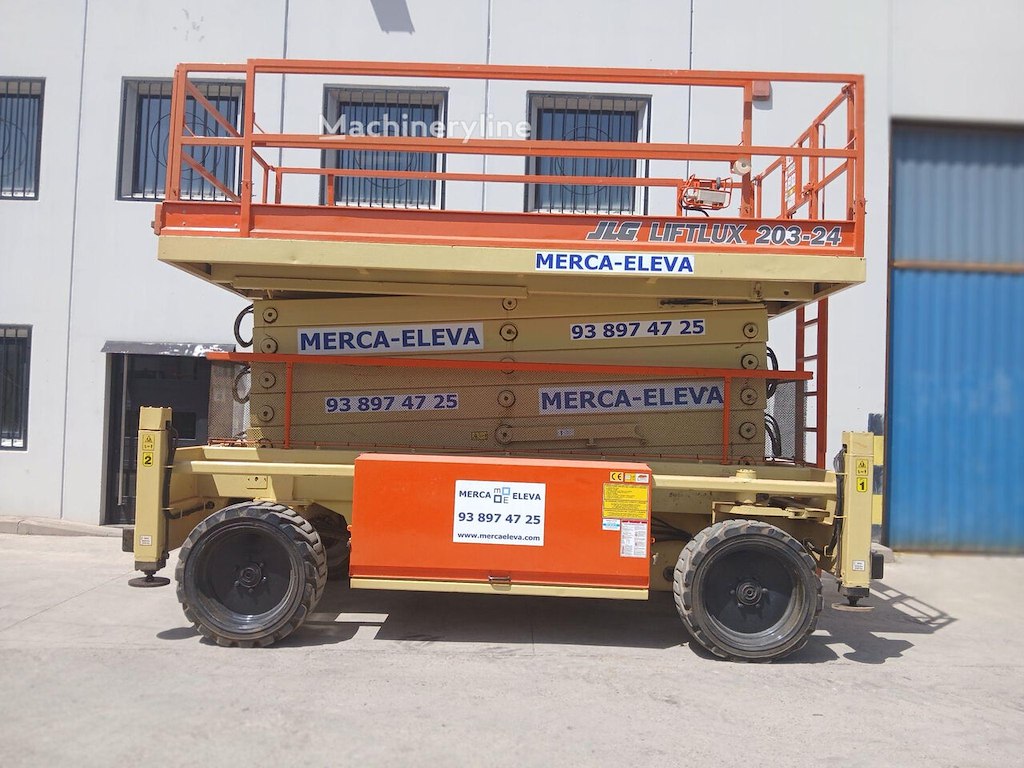 JLG SL203-204 PLATAFORMA TIJERA ELECTRICA 18 MT makazasta platforma