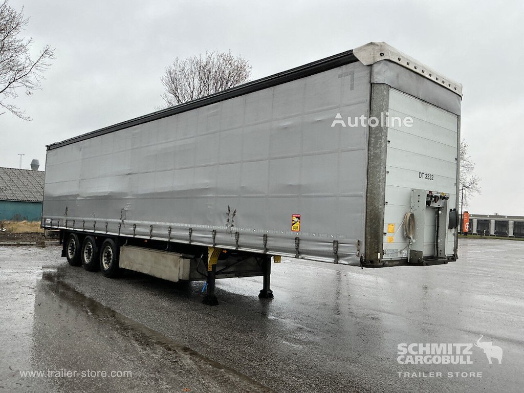 Schmitz Cargobull Curtainsider Standard , Folding wall right poluprikolica sa kliznom ceradom
