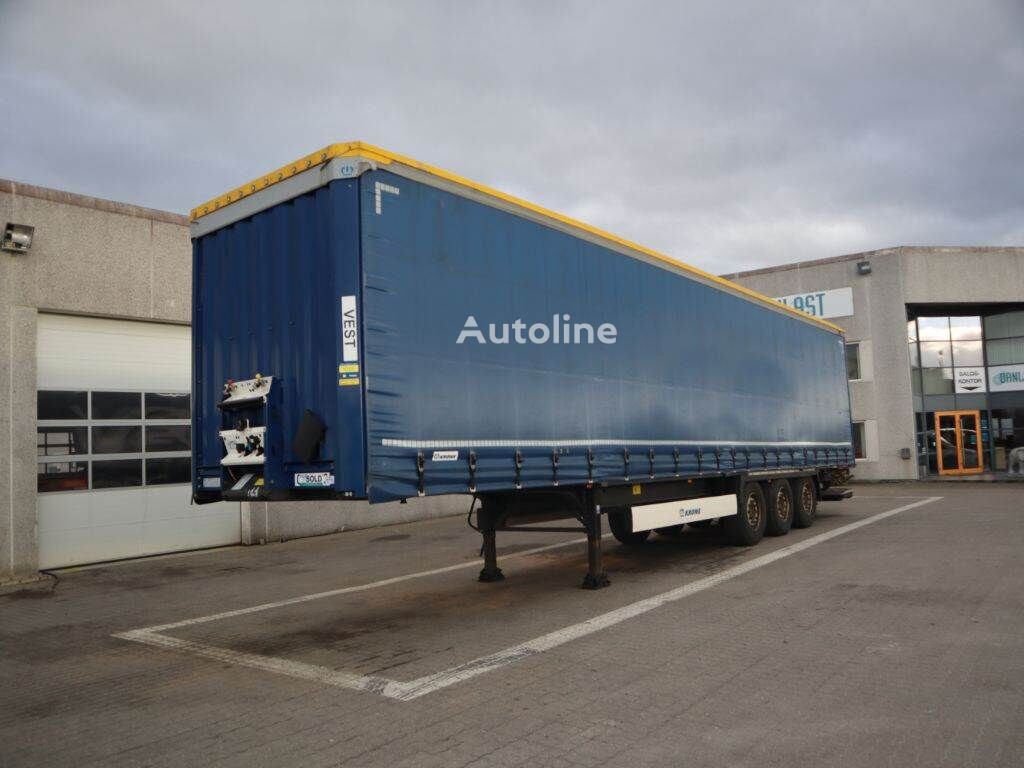 Krone 3 axle curtainside trailer poluprikolica sa kliznom ceradom