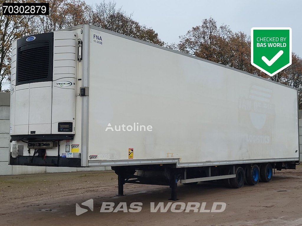 Talson Carrier Vector 1550 3 axles NL-Trailer Mega Aircargo Rollenbett poluprikolica hladnjača