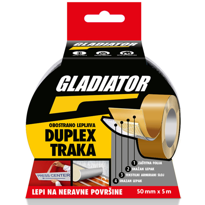 Gladiator Duplex Traka 50 mm x 5 m