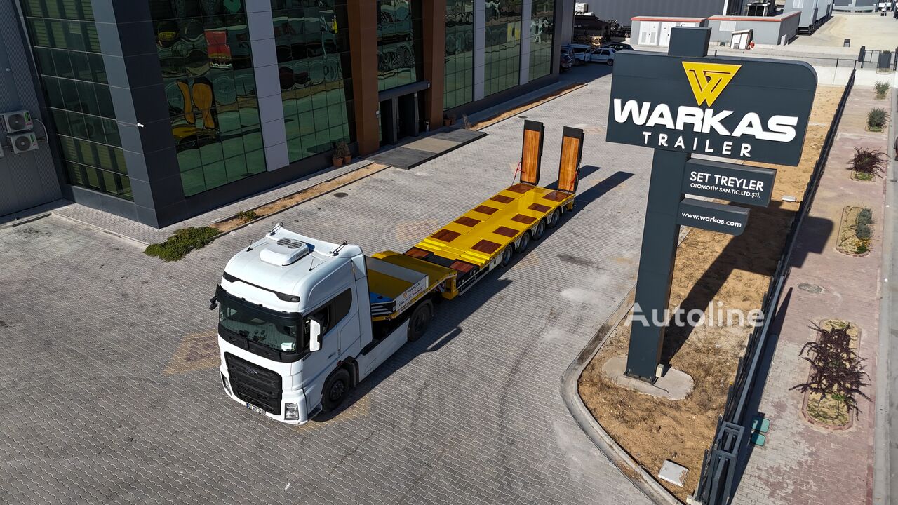 Nova Warkas EXTENDABLE 4 AXE LOWBED SEMI TRAILER poluprikolica sa niskom platformom