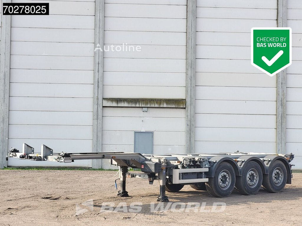 LeciTrailer SR3EC 3 axles UNUSED Liftachse Multi'45 poluprikolica za prevoz kontejnera