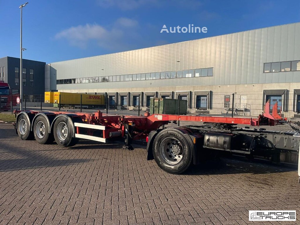 Nooteboom FT-43-03V NL Trailer - Extendable - BPW - Lift Axle poluprikolica za prevoz kontejnera
