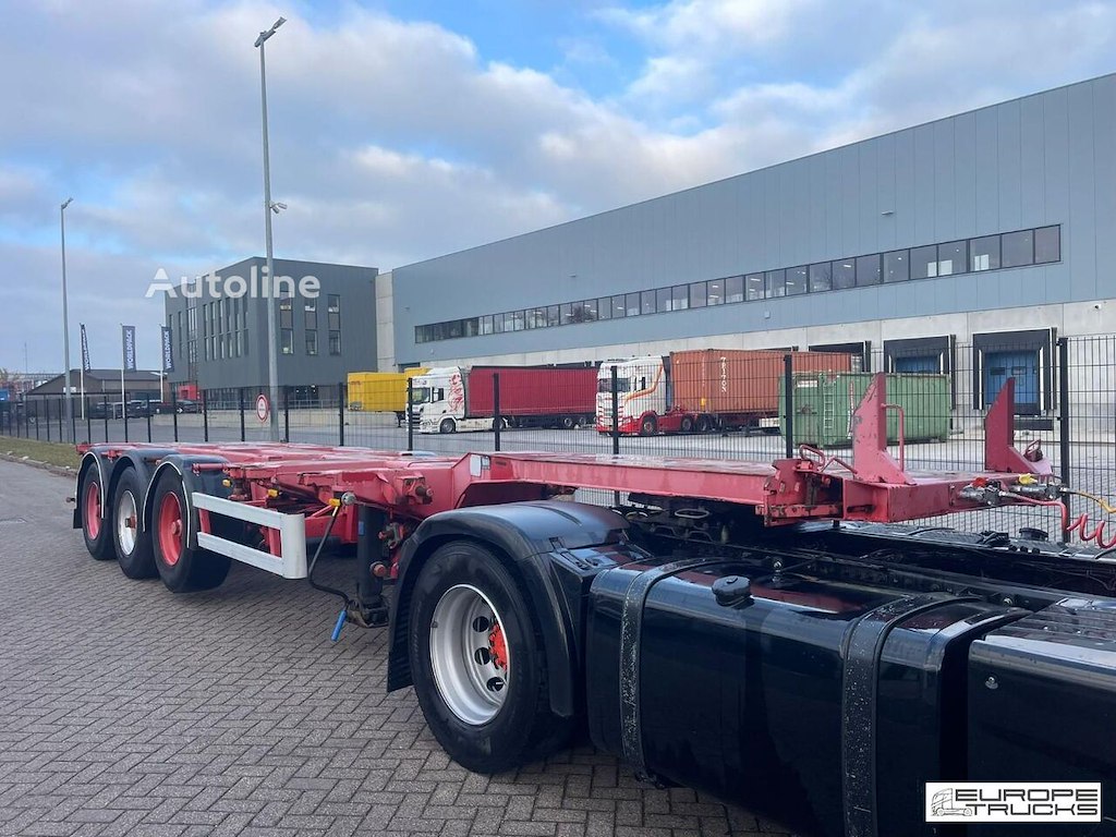 Nooteboom FT-43-03 V NL Trailer - Extendable - Lift Axle - BPW poluprikolica za prevoz kontejnera
