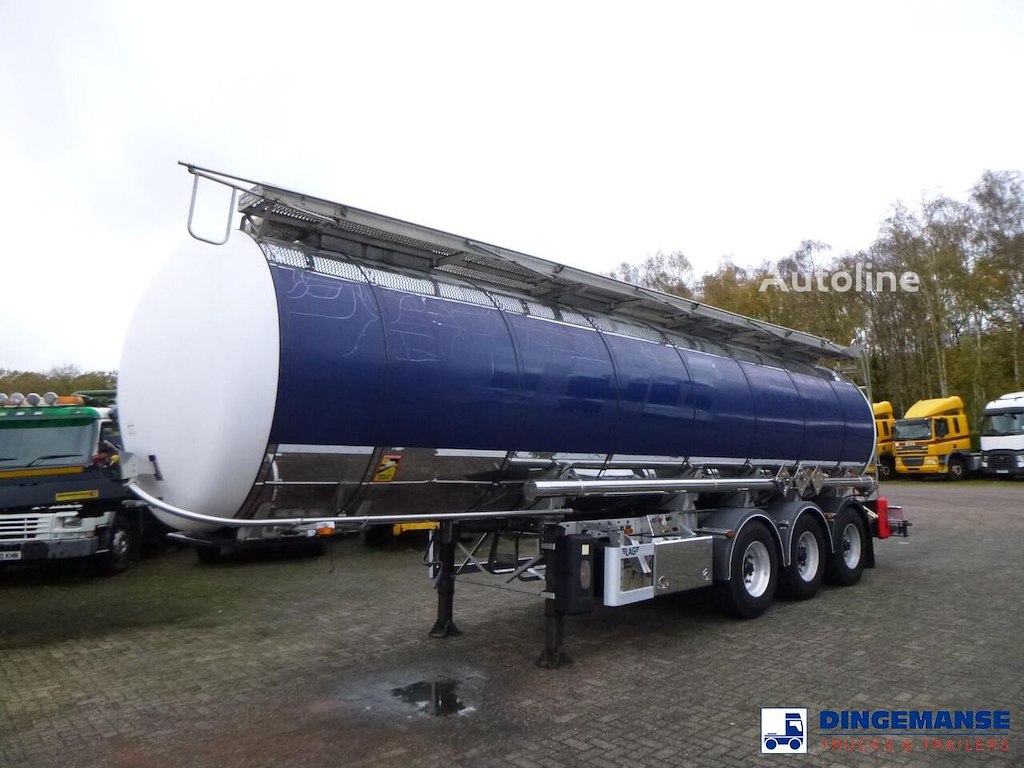 Burg Chemical tank inox L4BH 30 m3 / 1 comp cisterna za prevoz hemikalija