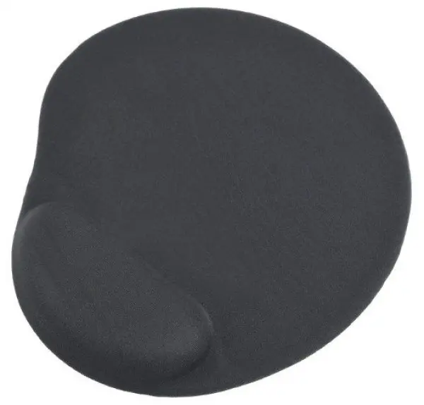 Gel Mouse Pad with Wrist Support, 240x220 mm, Black ( MP-GEL-BK )