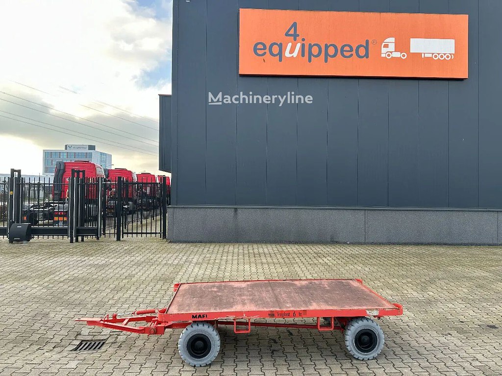 Mafi double-steered and connectable heavy-duty trailers with 6000kg l kolica sa platformom