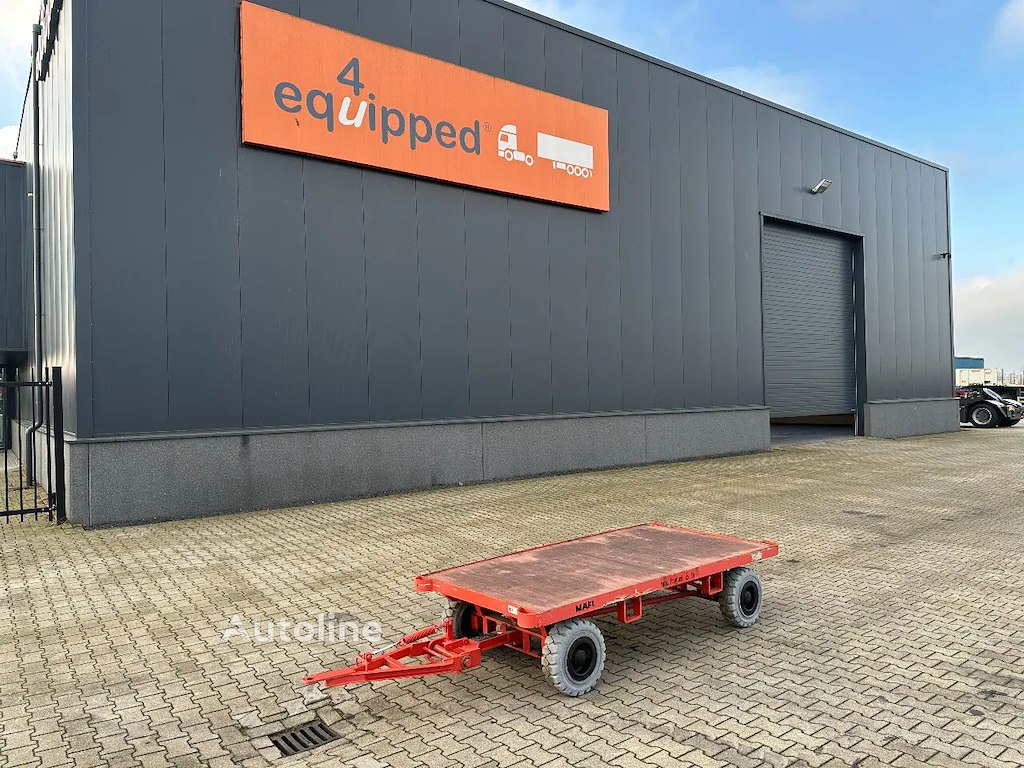 Mafi double-steered and connectable heavy-duty trailers with 6000kg l prikolica sa ravnom platformom