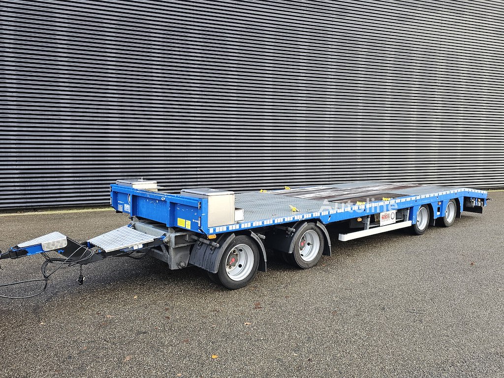Noyens A4 KR 44 / 4 AXLE 32.000 KG / OPRIJ - MACHINE TRANSPORT prikolica sa niskom platformom