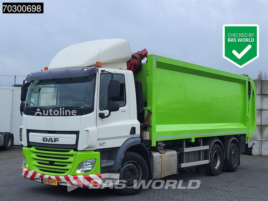 DAF CF 290 CF 6X2 VDL Translift Sideloader Plus Duo FS Steering axle kamion za smeće