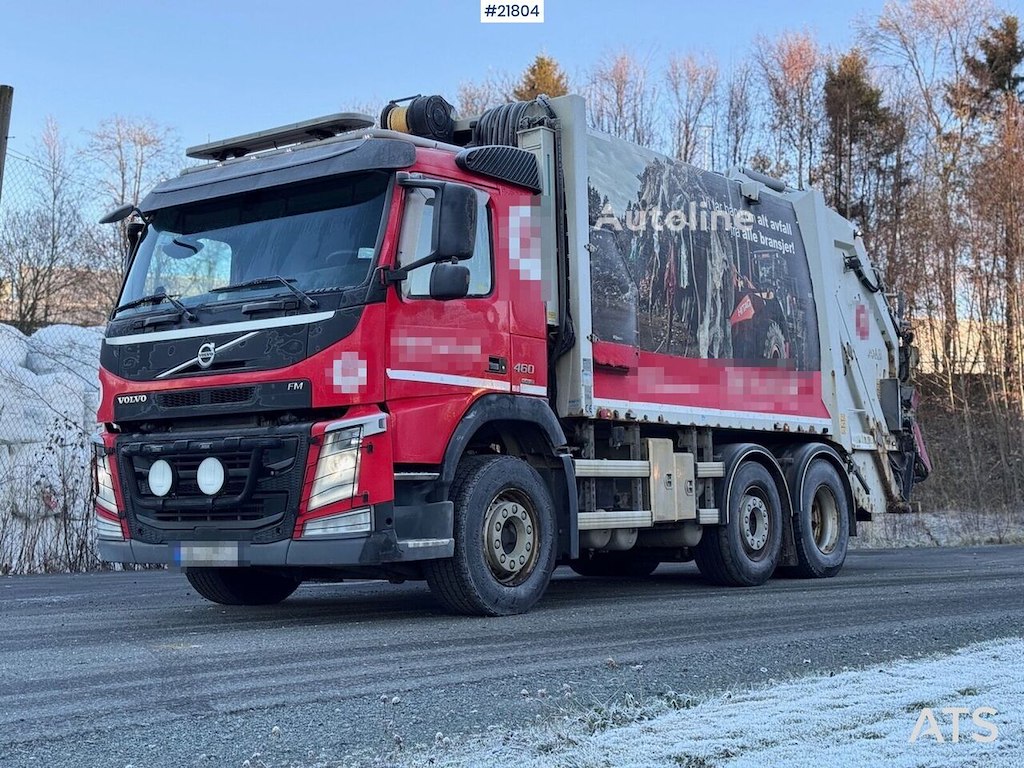 Volvo FM460 6x2 komprimatorbil med Joab 1-kammer kamion za smeće