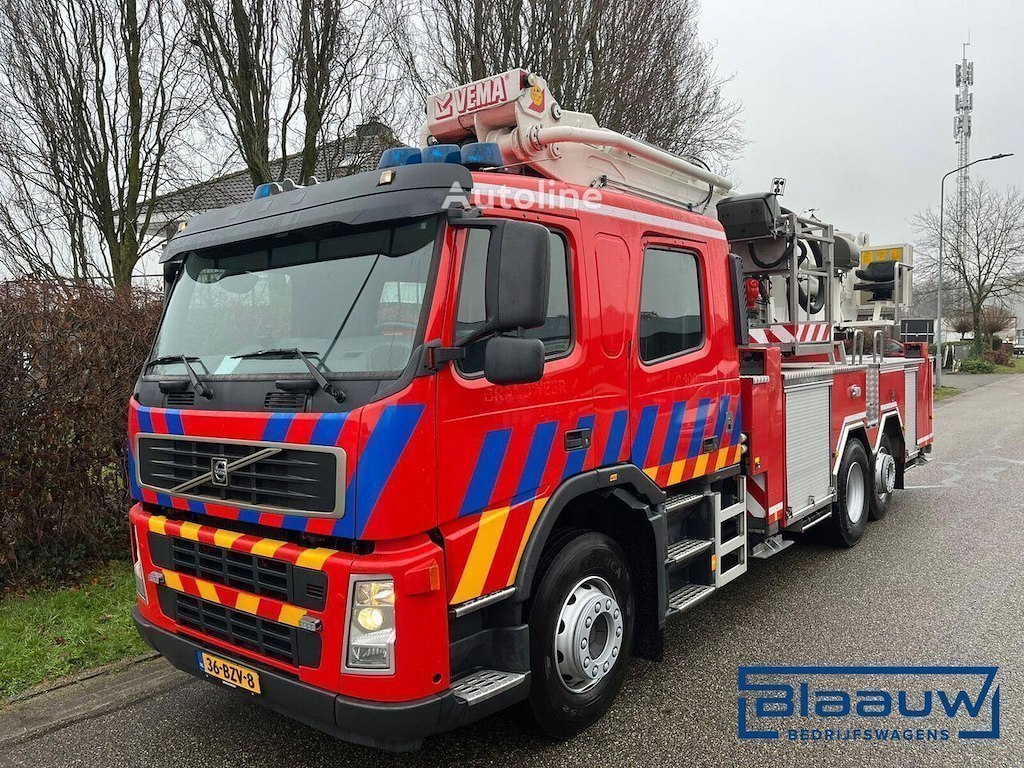 Volvo FM 340 6x2 VEMA Hoogwerker | dubbele cabine Firetruck | Brandwee vatrogasna hidraulična platforma