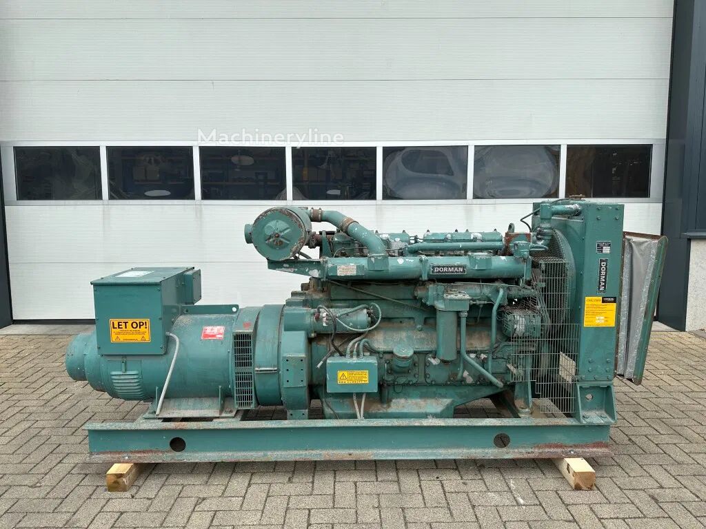 Dorman 6LTEII Stamford 175 kVA noodstroom generatorset 143 hours diesel generator
