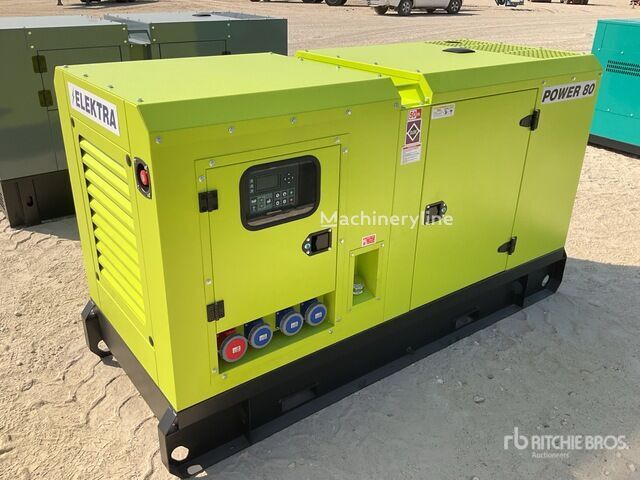 Prodaje se Elektra EL80 diesel generator na aukciji