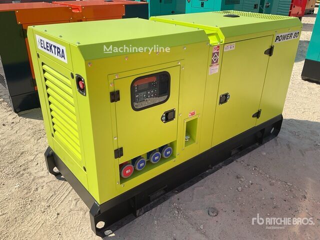 Prodaje se Elektra EL80 diesel generator na aukciji