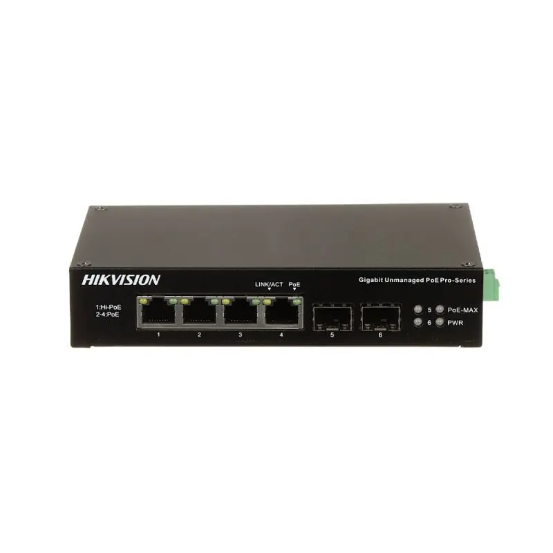 DS-3T0506HP-E/HS Gigabitni PoE Switch 4-portni
DS-3T0506HP-E/HS Gigabitni PoE Switch 4-portni
