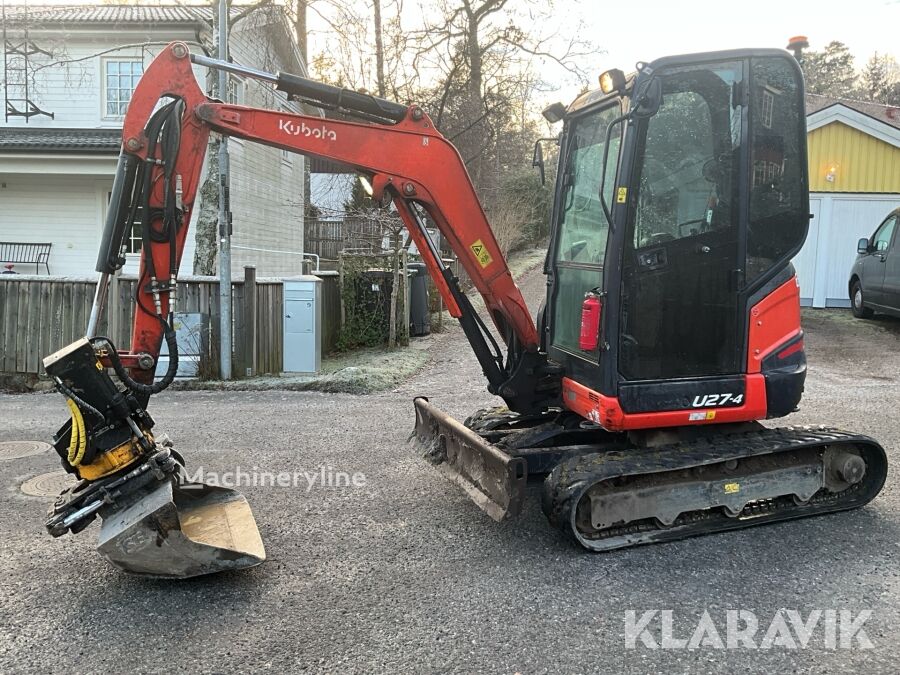 Prodaje se Kubota U27-4 mini bager na aukciji