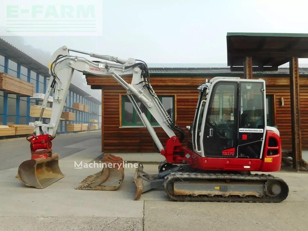 Takeuchi tb 370 ( 6.710kg ) vollausstattung und neuzusta mini bager