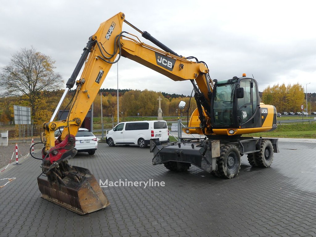 JCB JS 175W / PŁUG / PODPORY / Łyżka skarpowa hydrauliczna / bager točkaš