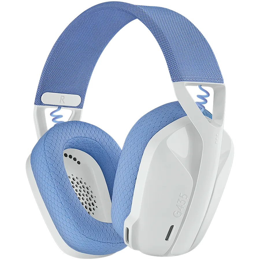 LOGITECH G435 LIGHTSPEED Wireless Gaming Headset - WHITE