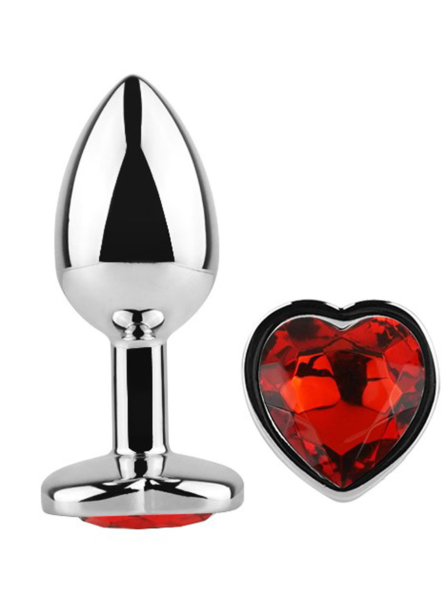 Diamond Heart Butt Plug Large