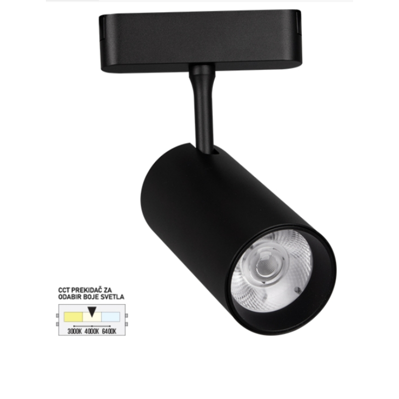 LED MAGNETNI REFLEKTOR ULTRA SLIM CCT FMS3001-15 BK FORMA