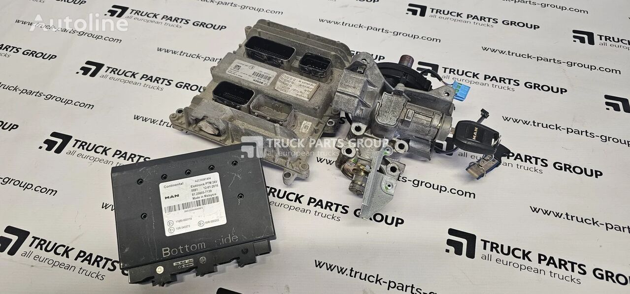 Ignition set ECU + PTM + chip key lock set 81258057139 brava za paljenje za MAN TGX / TGS tegljača