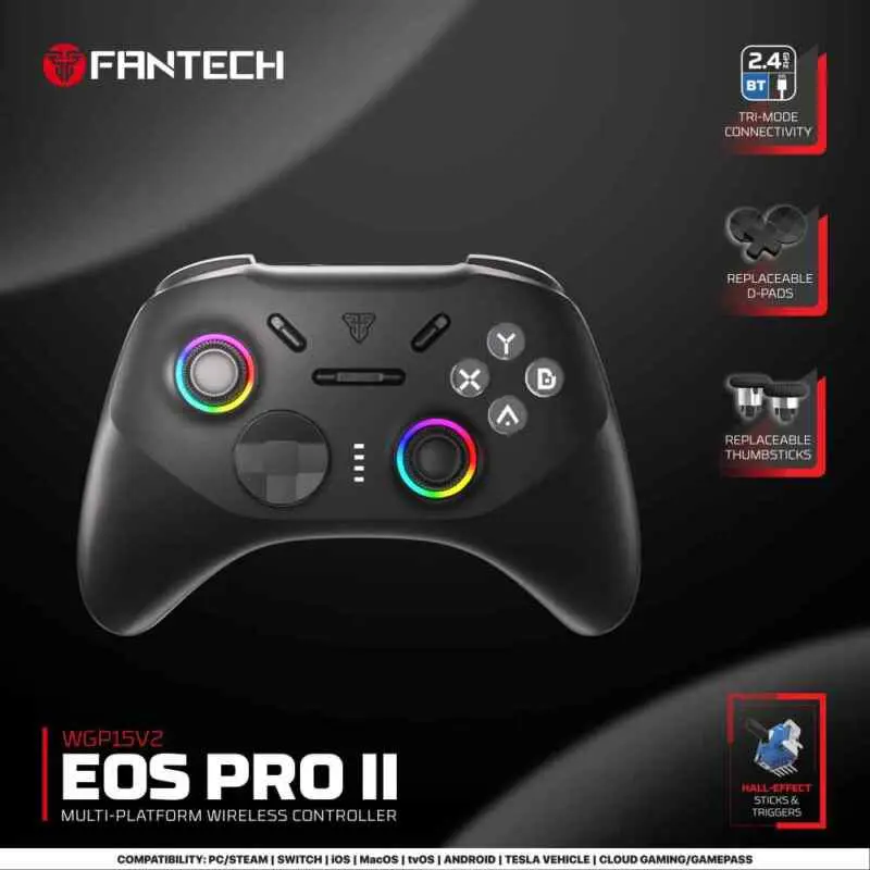 Joypad Bežični Fantech WGP15V2 EOS PRO II multiplatform RGB crni