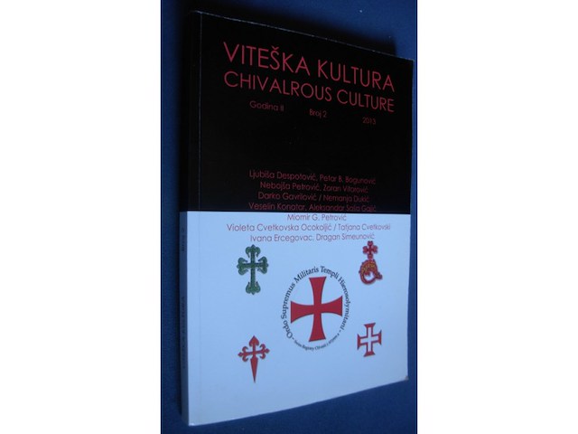 VITEŠKA KULTURA - CHIVALROUS CULTURE
