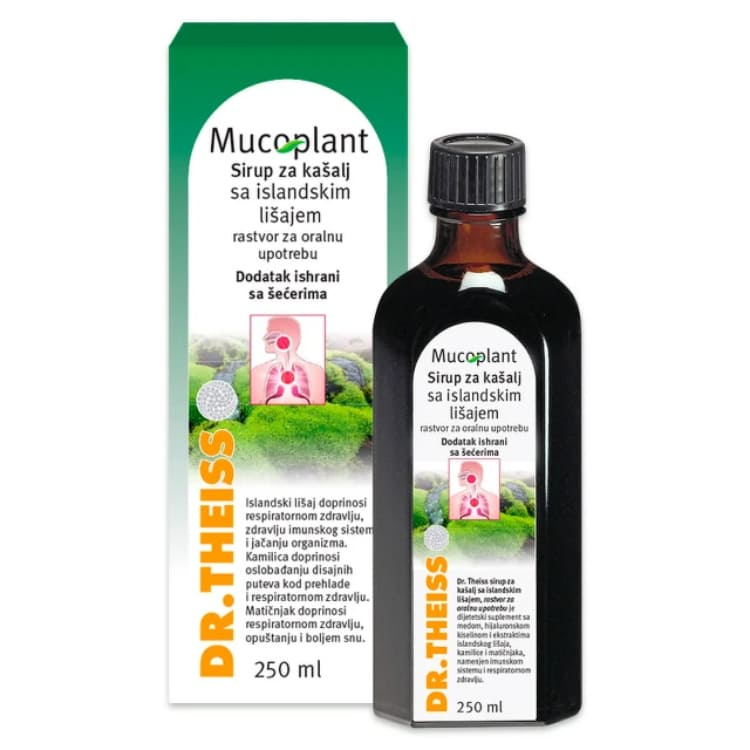 Dr. Theiss Mucoplant Islandski lišaj sirup 250ml