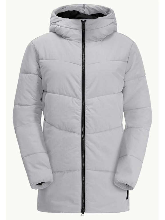 JACK WOLFSKIN Ženska jakna Karolinger Long JW-1207491 svetlosiva