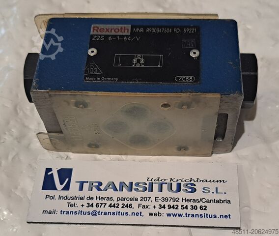 Hidraulični ventil
REXROTH Z2S 6-1-64/V R900347504 59221