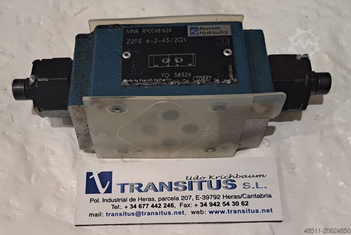 Hidraulični ventil
REXROTH Z2FS 6-2-43/2QV R900481624 38326