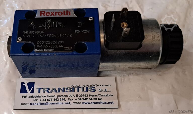 Hidraulični ventil
REXROTH 4WE6Y62/EG24N9K4/Z R901068587 10202
