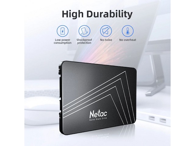 Netac 2.5` 128 GB Interni SSD disk za racunar laptop