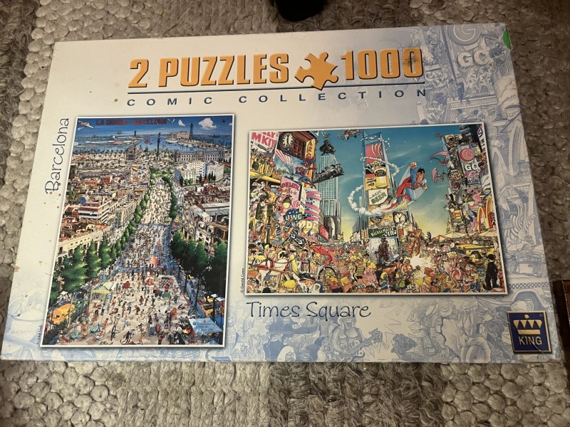 PUZZLE 2 x 1000 DELOVA
