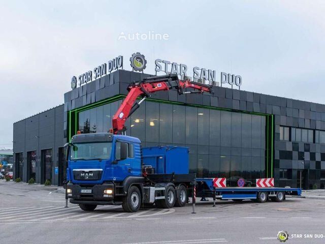 MAN TGS 26.400 6x4 HMF 3722 Fly Crane Semitrailer tegljač
