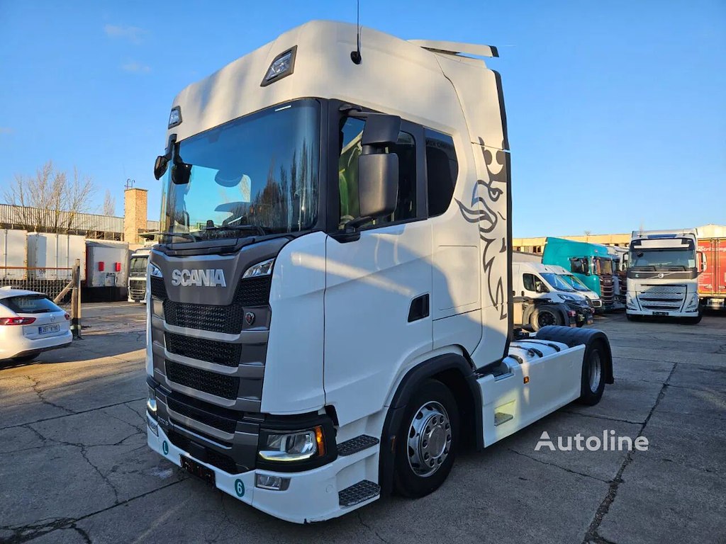 Scania S500 Mega, Extra Comfort, Standklima, Big Navi, Digit display, F tegljač