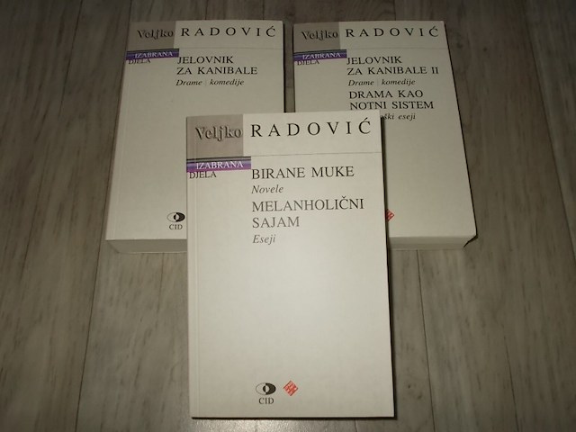 IZABRANA DJELA 1-3 - Veljko Radović NOVO