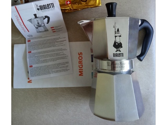 Bialetti Moka Express - Veliko kuvalo espreso kafu-Novo
