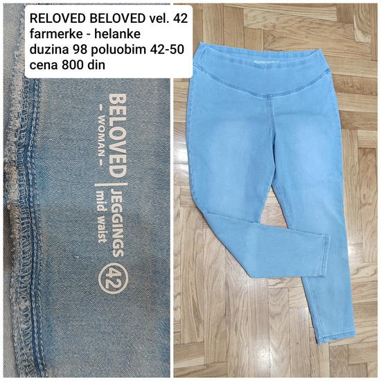 Ženske jeggings farmerke helanke