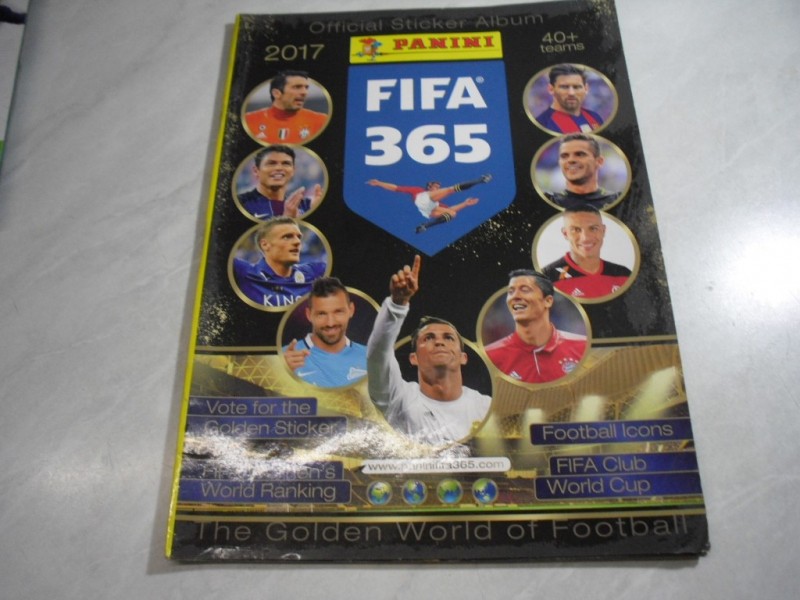 FIFA 365 PANINI 2017 PRAZAN ALBUM