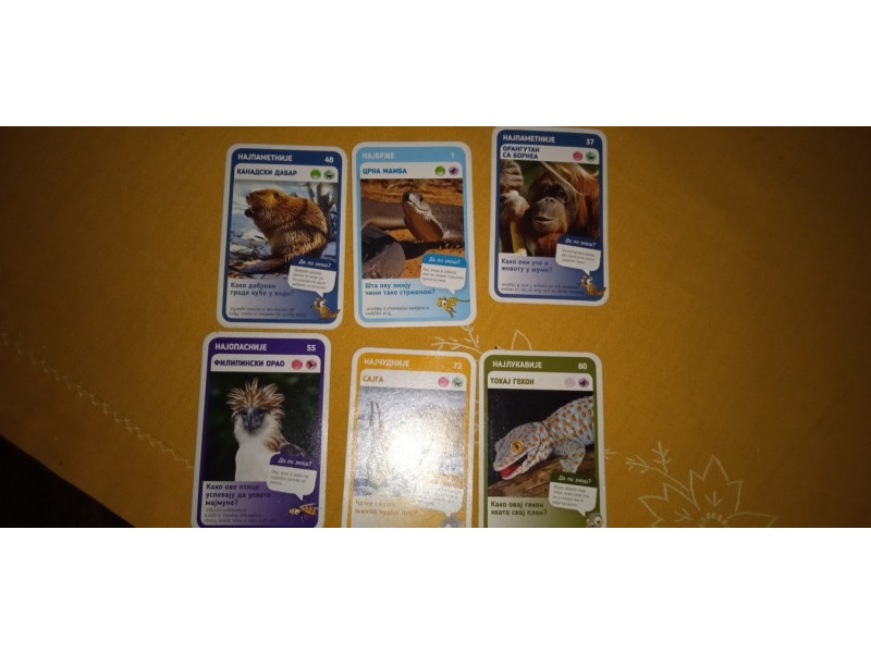 Karte Zov Divljine