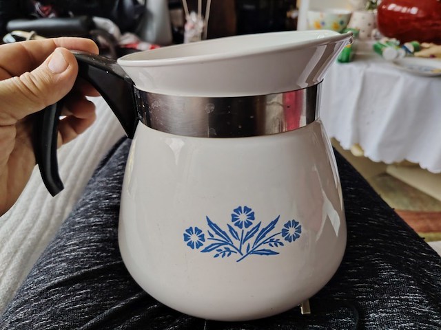 Vintage Corning Ware tea pot velika džezva za čaj kafu