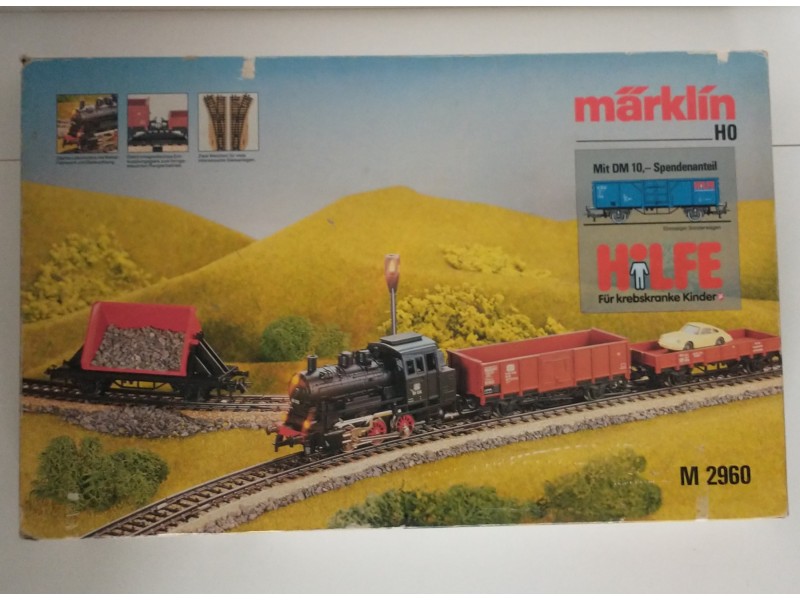 set voz MARKLIN STEAM TRAIN M2960 Made in W.Germany